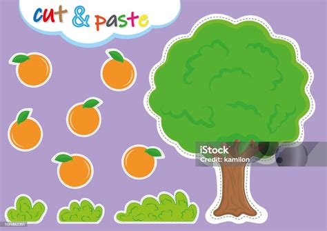 Memotong Dan Menempelkan Aktivitas Untuk Lembar Kerja Tk Pemotongan Dan