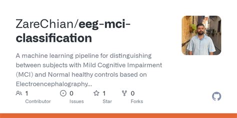Github Zarechianeeg Mci Classification A Machine Learning Pipeline