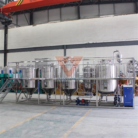 2000kg D Palm Kernel Oil Refining Palm Crude Oil Refinery 1 10t Refinery Plant And Crude Oil