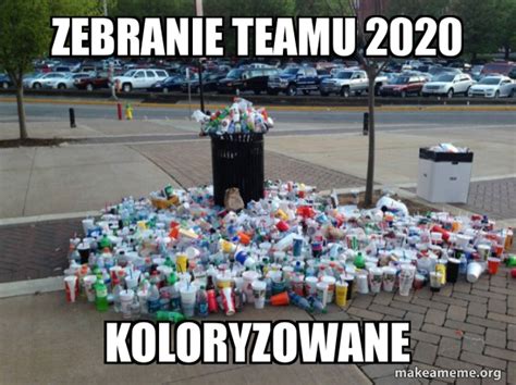 Zebranie Teamu 2020 Koloryzowane Canadian Football Fans Meme Meme