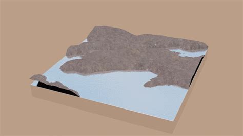 geometry node dynamic water scene 3d model turbosquid 2044830