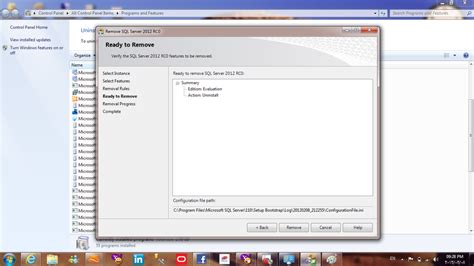how to remove instance or feature from sql server db cloud tech