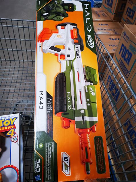 Lanzador De Dardos Motorizado Sam U0027s Club Nerf Halo Ma40