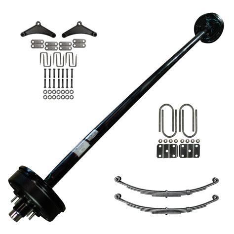 3500 Lb Heavy Duty Single Trailer Axle Kit Fast Shipping