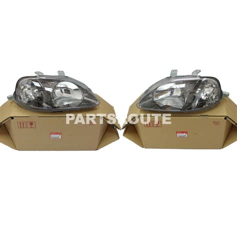 Jdm Honda Civic Ek9 Type R Oem Left Right Headlight Lamp Stanley 1998