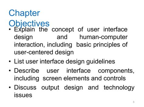 Chapter 8 User Interface Design Pptxinformation Technology Project