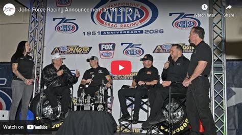 Jfr Announcement At Pri John Force Racing