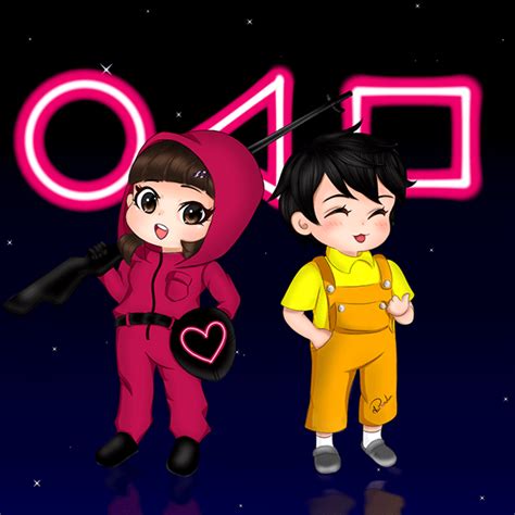 Chibi Squid Game Behance