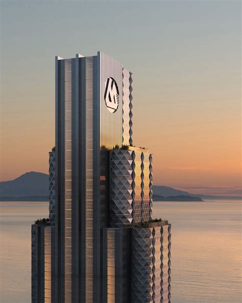 画廊 福斯特事务所“招商银行总部大厦”已封顶：峰林与折纸的幕墙表达 4
