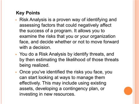 Risk Analysis Power Point Pptx