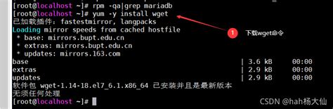 linux系统中mysql的安装与使用详解 附上每一步操作的截图及说明 【一看就懂】 mysql的rpm安装截图 csdn博客