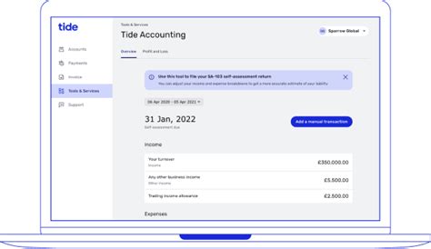 Small Business Accounting Software Tide Business