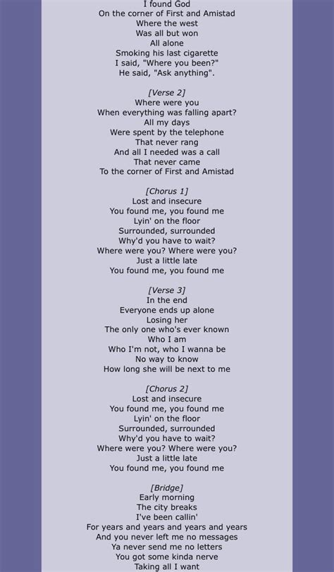You Found Me The Fray