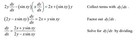 Ap Calculus Ab And Bc Chapter 2 Differentiation 27 Implicit