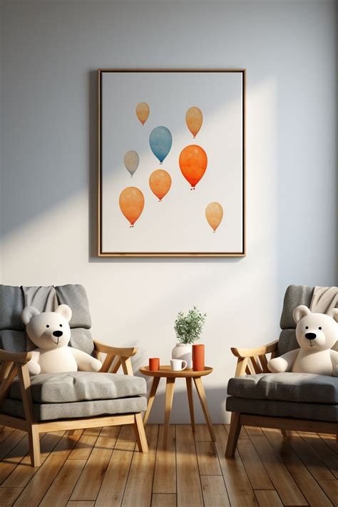 Blank Mockup Playground Room Posters