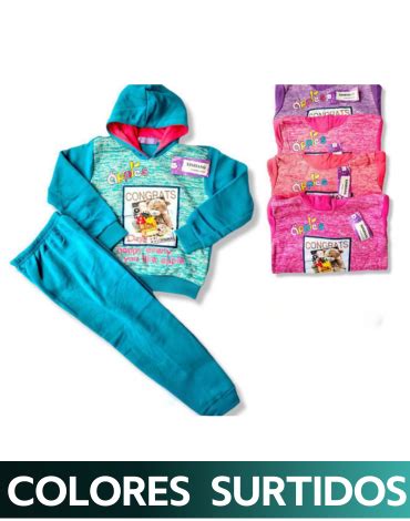 Conjunto Buzo De Niña Por Mayor 2 2595 0896