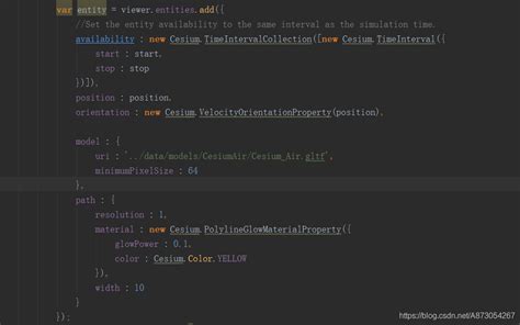 Cesium 路径漫游cesium Addsample 轨迹回放复杂标签 Csdn博客