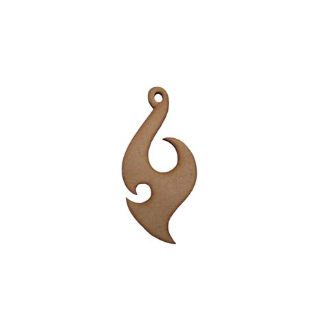 Wood Shape Hook Hei Matau Rozcraft Ltd