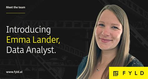 Meet Our Data Analyst Emma Lander Fyld