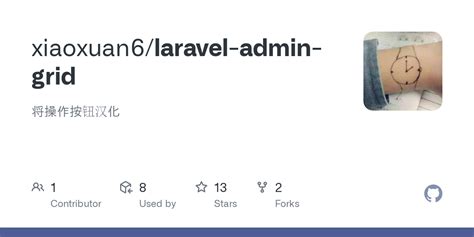 GitHub xiaoxuan laravel admin grid 将操作按钮汉化