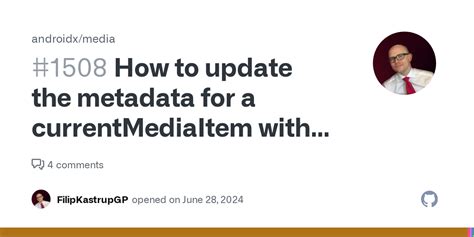 how to update the metadata for a currentmediaitem with castplayer