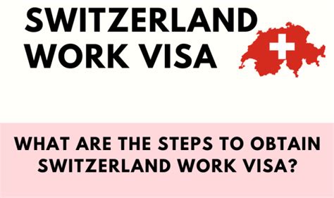 How Do I Get A Work Permit Visa For Switzerland The Worlds Best