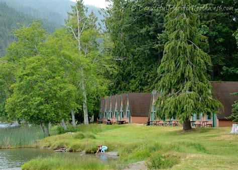 Log Cabin Resort In The Olympic National Park Wa