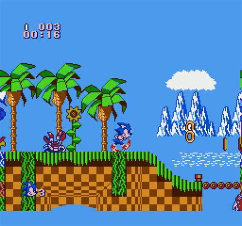Nes Sonic In 8 Bit Greenhill Zone By Tailsluver29 On Deviantart