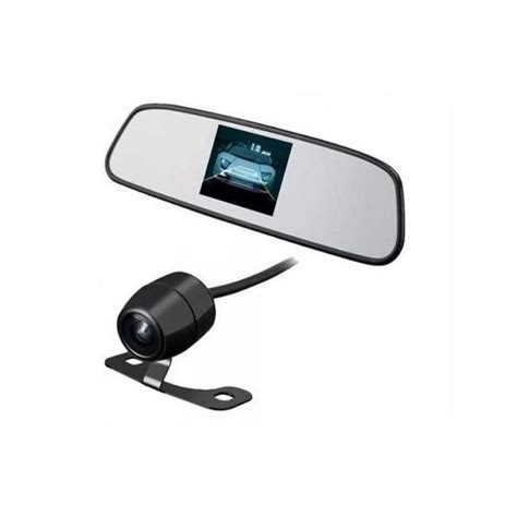 Kit Espelho Retrovisor Monitor Com Câmera Ré Tela Lcd 43 Ysy Câmera De Ré Magazine Luiza