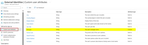azure ad self service sign up fetch manager information stack overflow