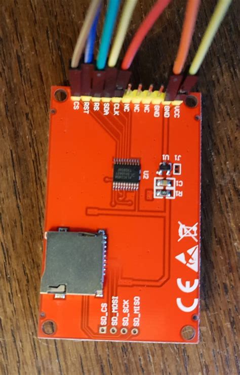Thermometer With Temperature Relative Colour On A 2 Tft Display And