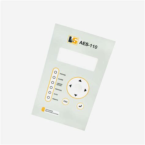 Flexible Industrial Led Membrane Switch Dc 12 Volt With Window