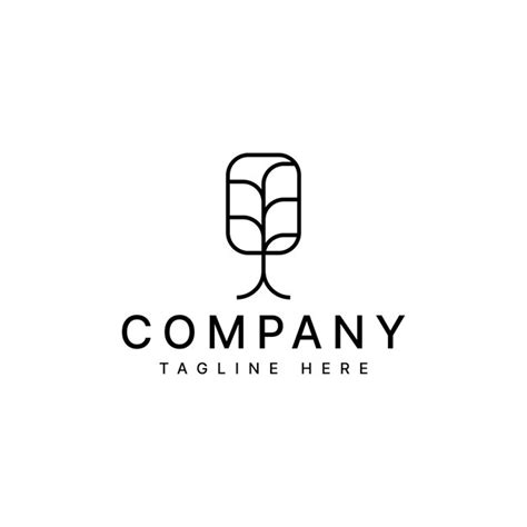 Premium Vector Minimal Abstract Tree Logo Design