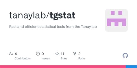 github tanaylab tgstat fast and efficient statistical tools from the