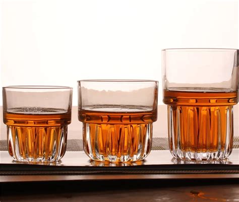 American Stackable Glasses Western Restaurant Drinks Fruit Tea Bar Beer