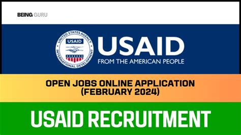 Usaid Recruitment Open Jobs Online Application February