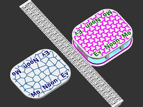 Roller Shutter Pattern Box Snap Fit With Compartments By Jack