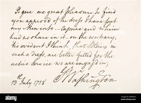 George Washington 1732 1799 First President Of The United States Of