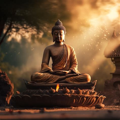 Premium Ai Image Buddhist Religion