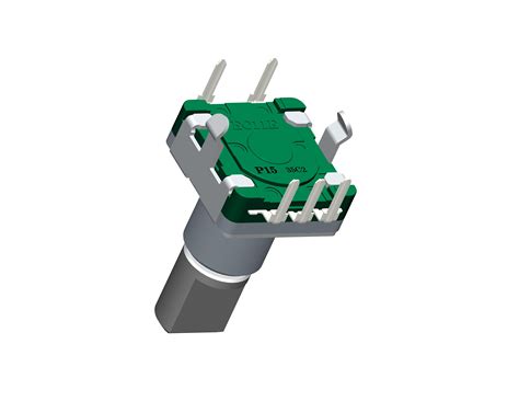 Ec11e22m Fbp15 Vertical Type 15p 30detents Incremental Encoder With