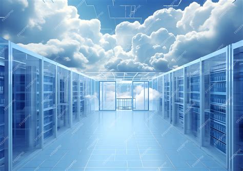 Premium Photo Cloud Storage Data Center Cloud Server Digital Cloud