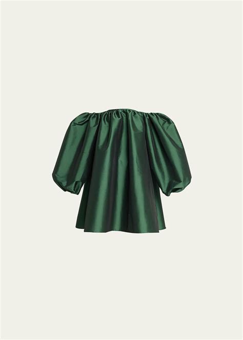 Bernadette Bobby Puff Sleeve Short Dress Bergdorf Goodman