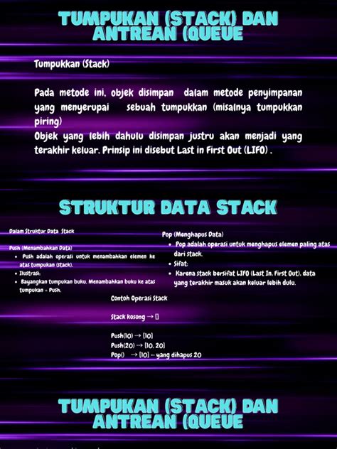 Struktur Data Stack And Queue Pdf