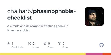 Github Chalharb Phasmophobia Checklist A Simple Checklist App For