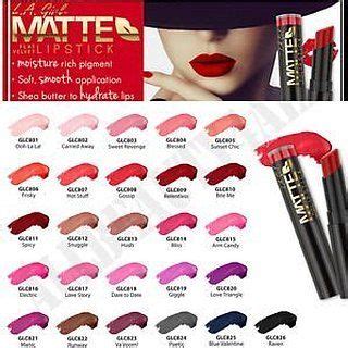 L A Girl Matte Flat Velvet Lipstick Artofit