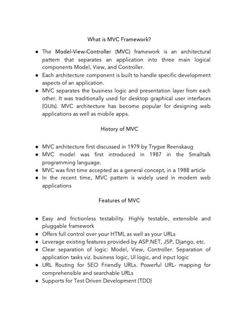Mvc Lecture Pdf Modelviewcontroller Software Architecture