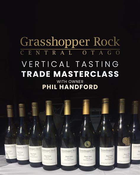 Grasshopper Rock Vertical Tastings Tour With Owner Phil Handford