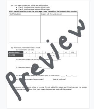 Comparing Scaling Unit Test Study Guide By Amy Bessette TPT