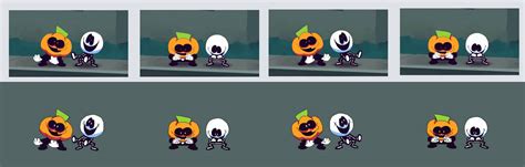 Spooky Month Spooky Dance Sprites By Abbysek On Deviantart