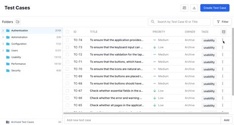 archive or restore test cases browserstack docs